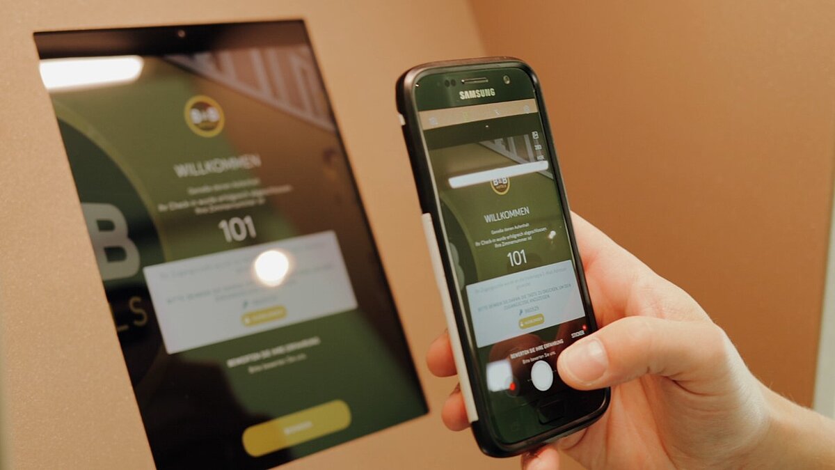 Digital check-in: contactless check-in - INTERNORGA